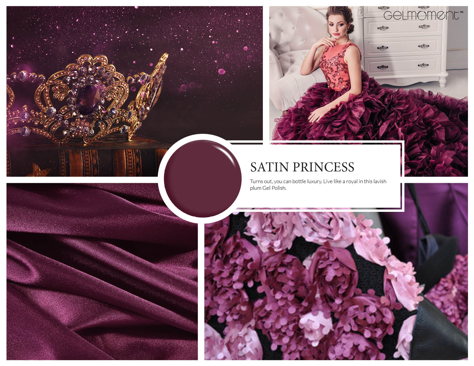 satin princess | GelMoment.com